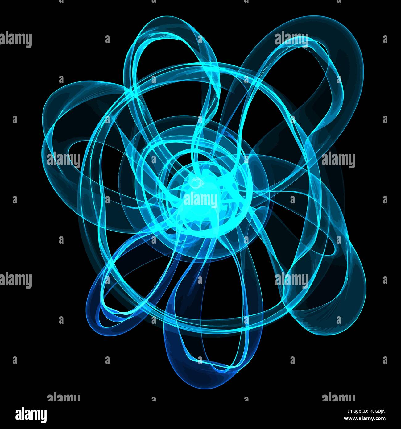 Gas burning blue fire Stock Vector Images - Alamy