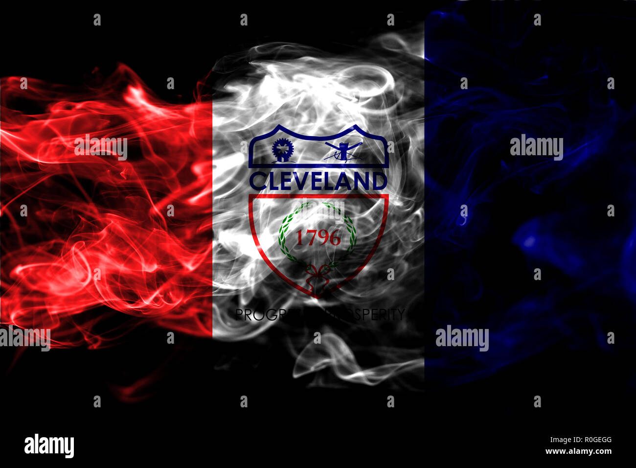 Official flag cleveland ohio hi-res stock photography and images - Alamy