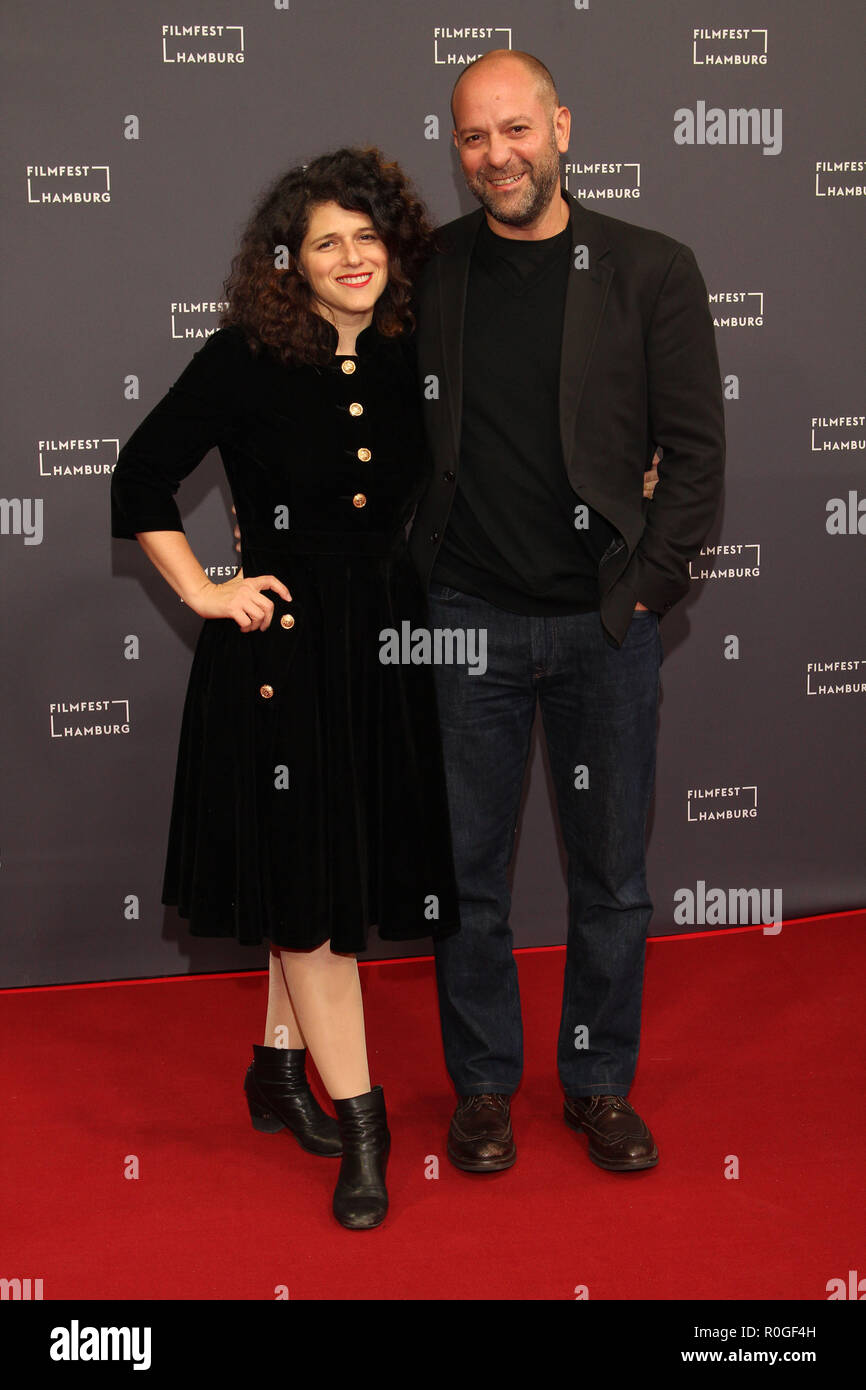 Guests at Filmfest Hamburg, 04.10.2018 Featuring: Udi Razzin, Noa Koler, "Outdoors" Where ...