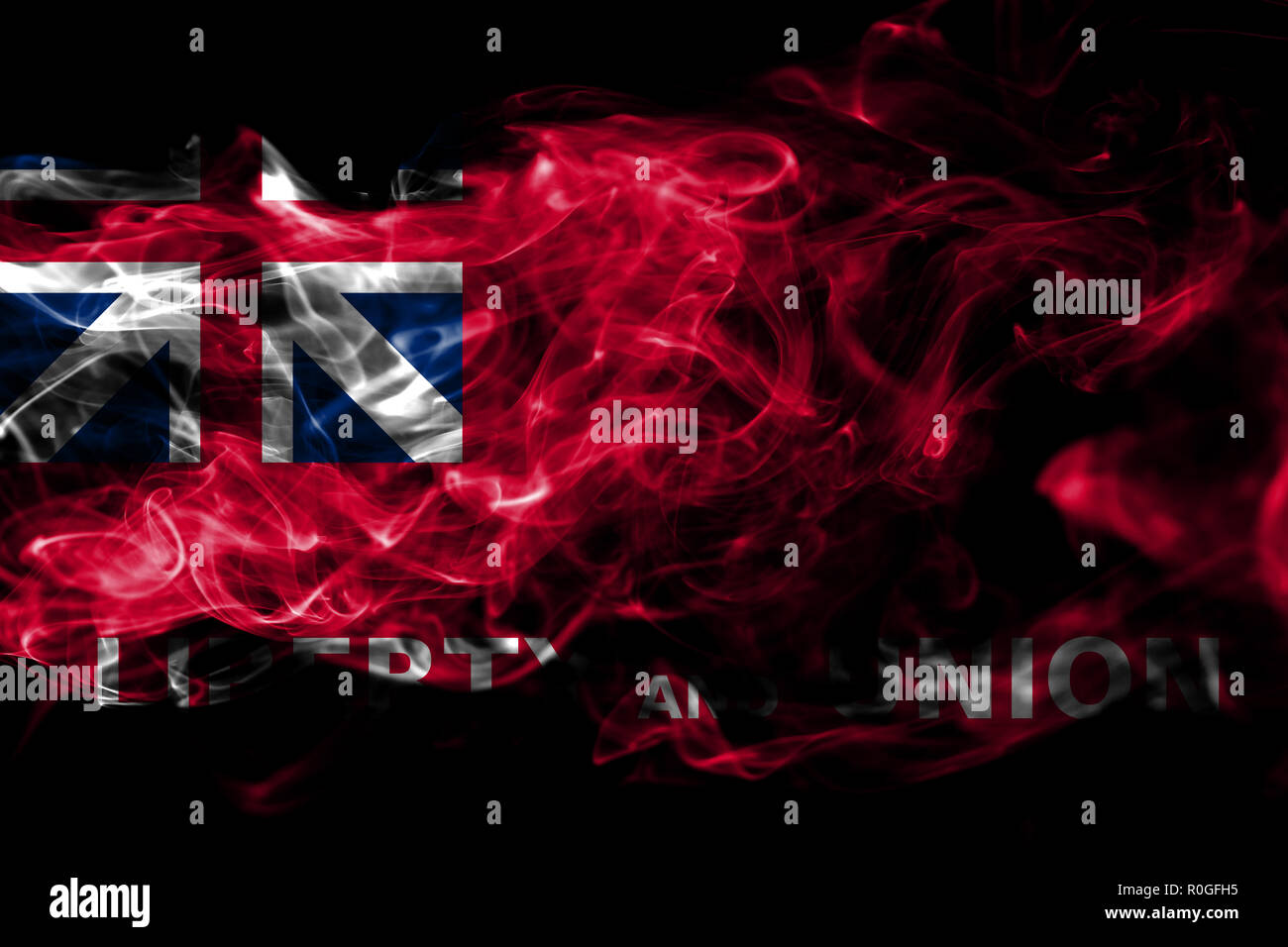 Taunton city smoke flag, Massachusetts State, United States Of America ...