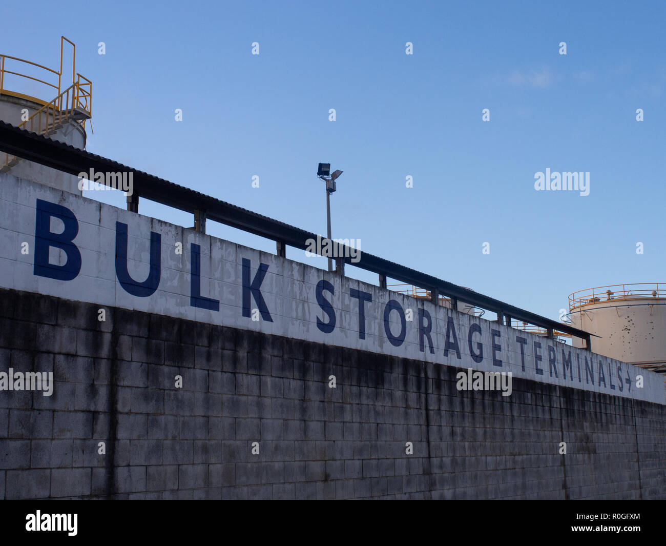 Bulk Storage Terminal Stock Photo - Alamy