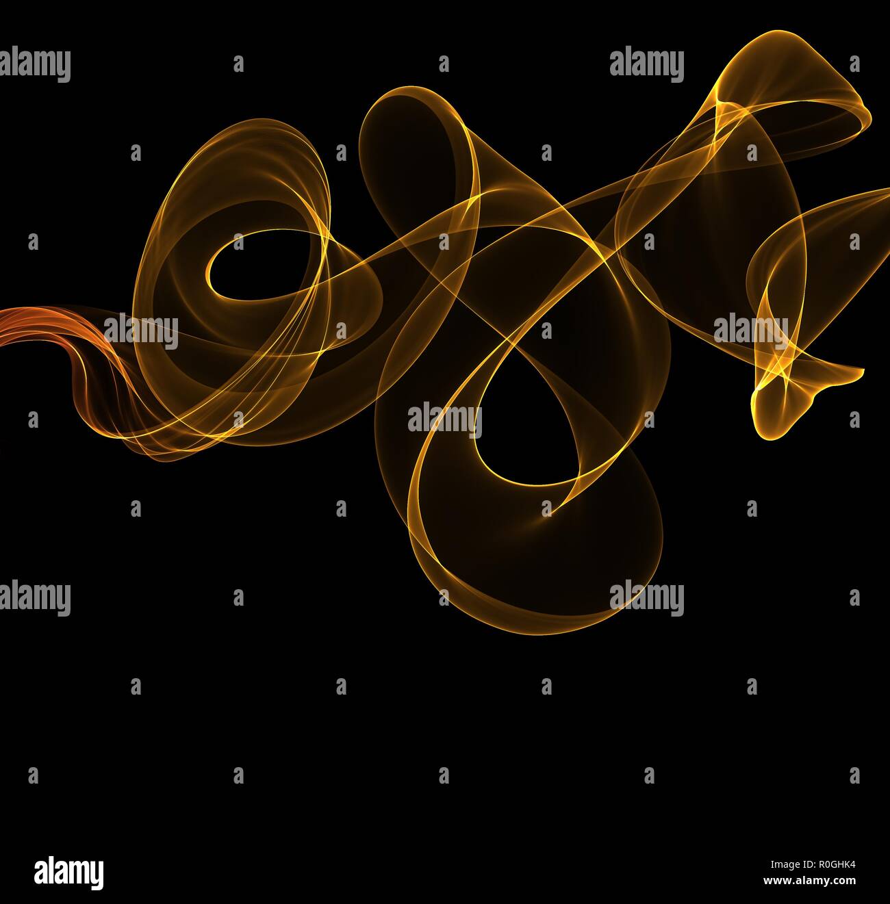 Ornate abstract fire illustration Stock Photo - Alamy