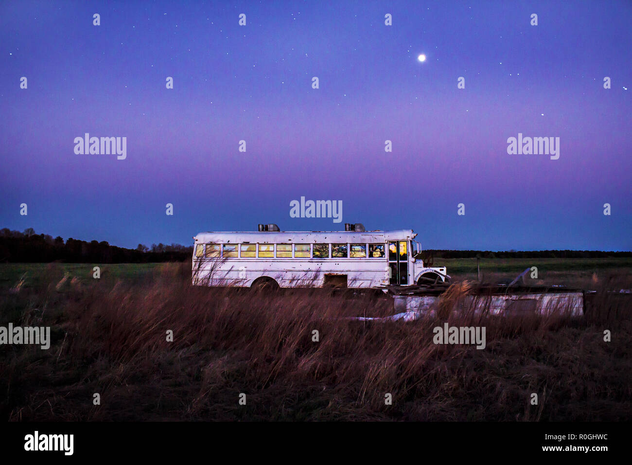 Creepy bus hi-res stock photography and images - Alamy
