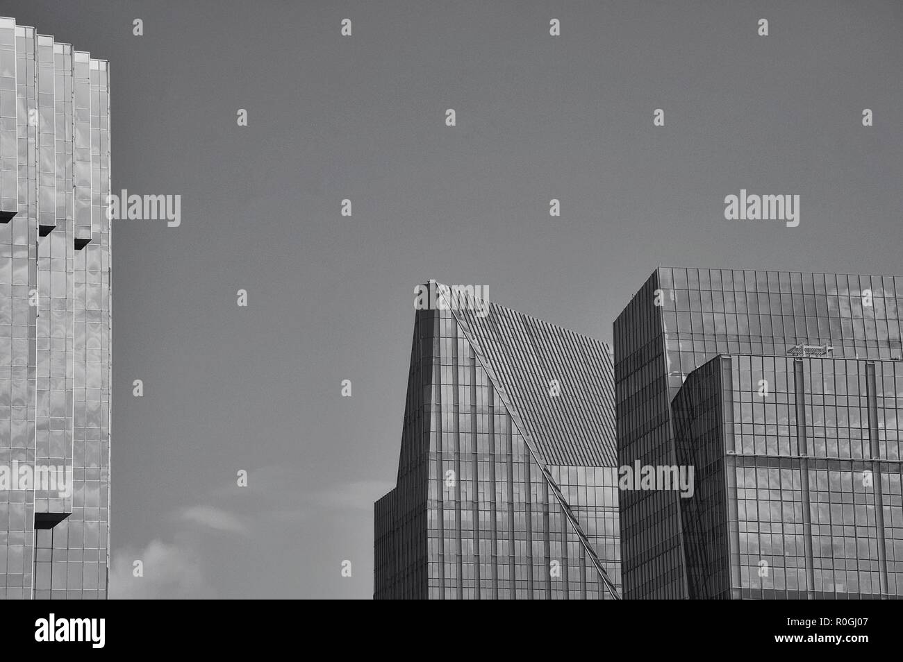 Glass high rise buildings Stock Photo - Alamy
