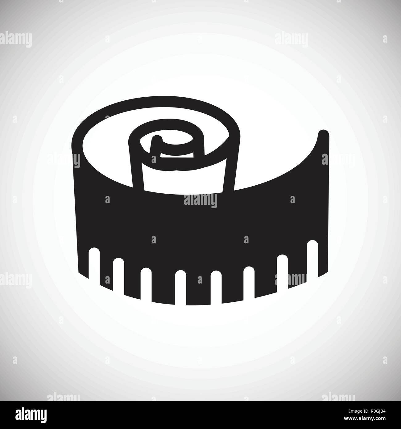 Measuring tape silhouette Stock Vector Images - Alamy
