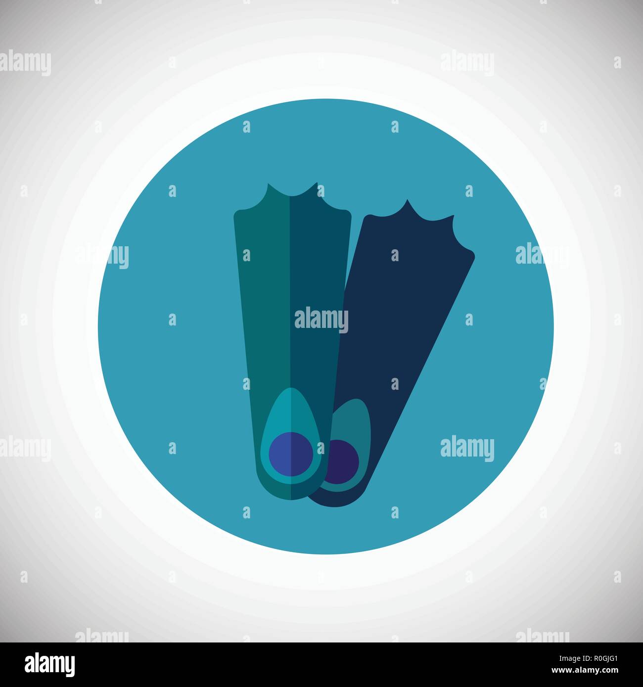 Fins on flat background Stock Vector Image & Art - Alamy