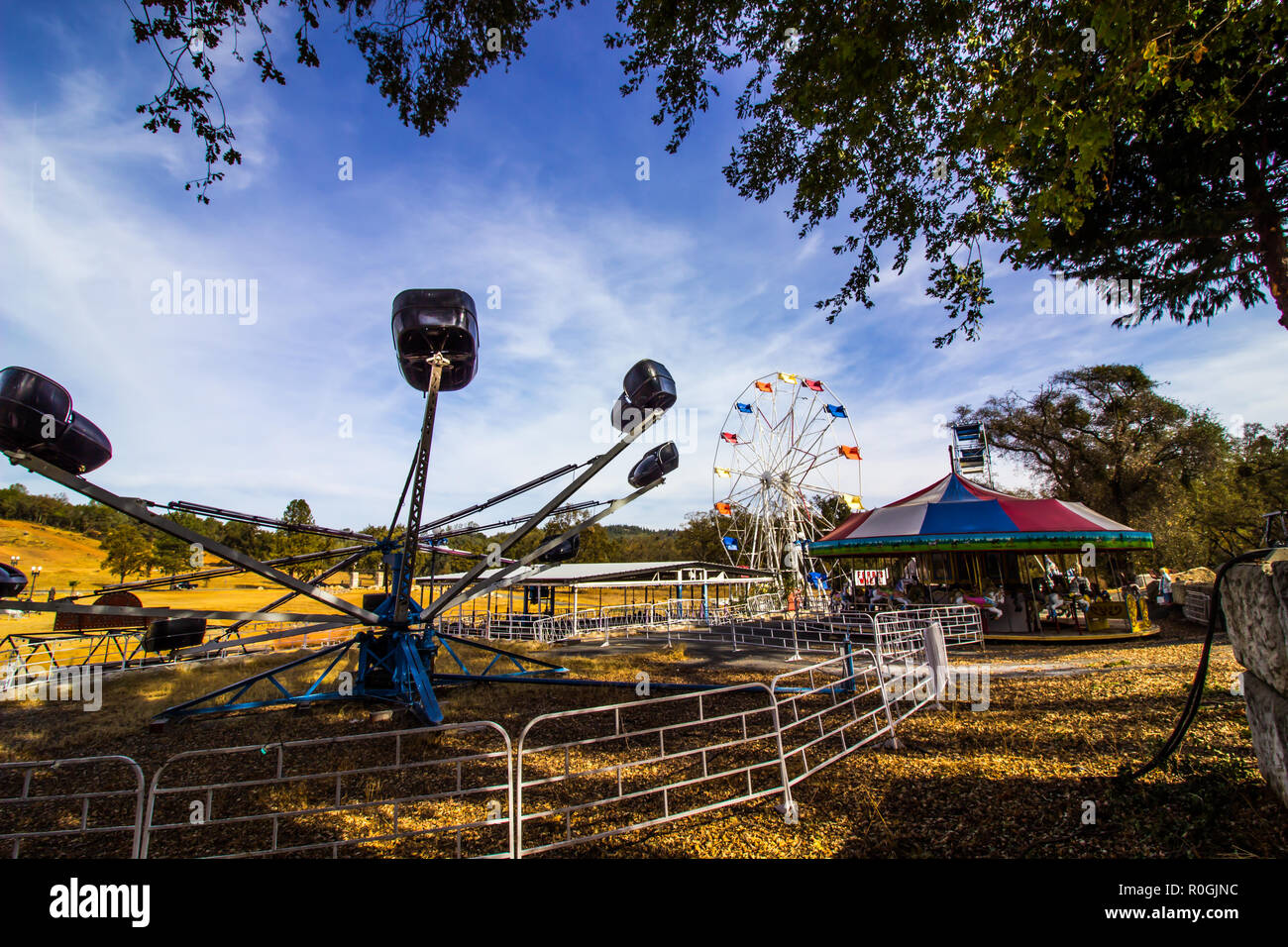 Old carnival rides hi-res stock photography and images - Alamy