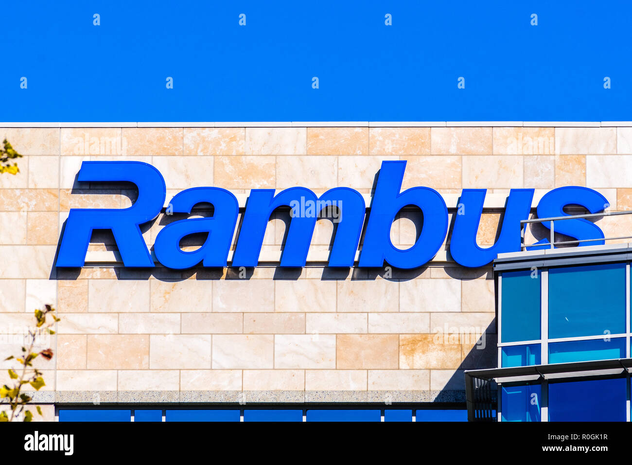 November 2, 2018 Sunnyvale / CA / USA - Rambus Corporate HQ building in ...