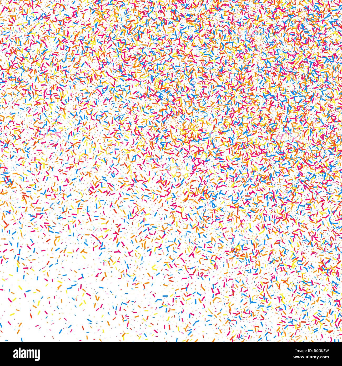 Colorful explosion of confetti. Grainy abstract multicolored texture ...