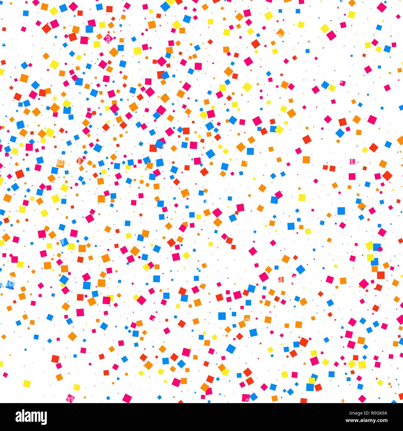Colorful explosion of confetti. Grainy abstract multicolored texture ...