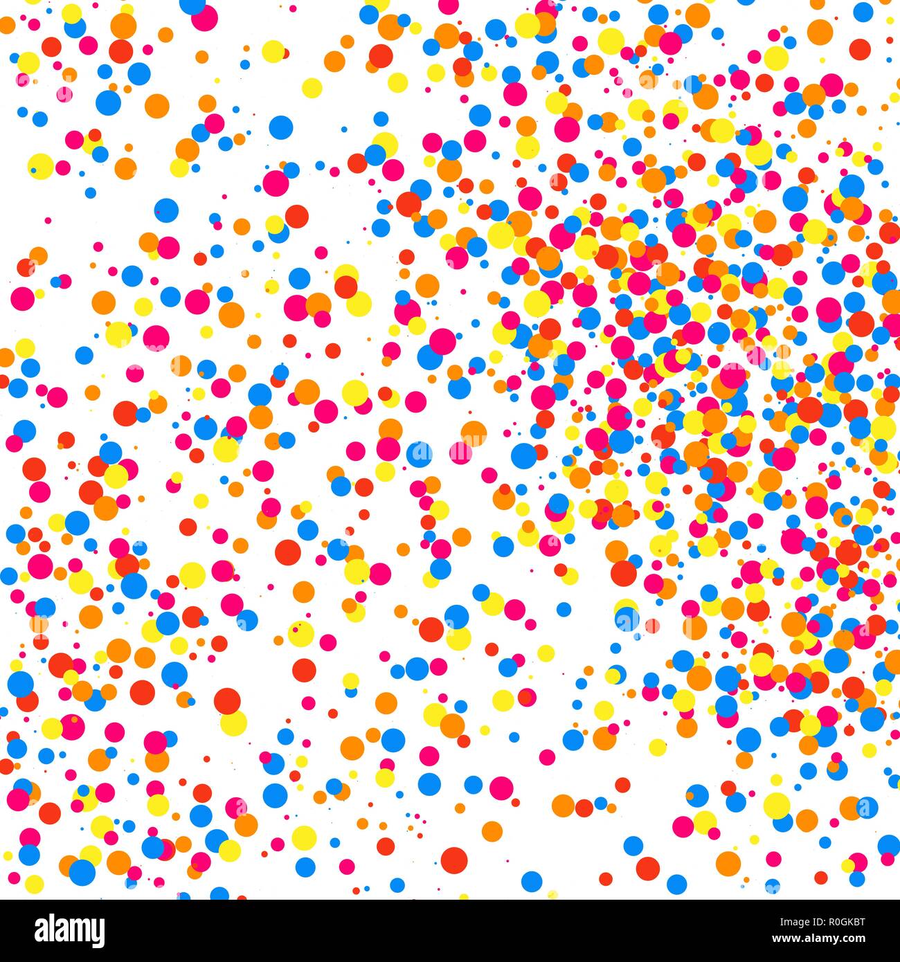 Colorful explosion of confetti. Grainy abstract multicolored texture ...