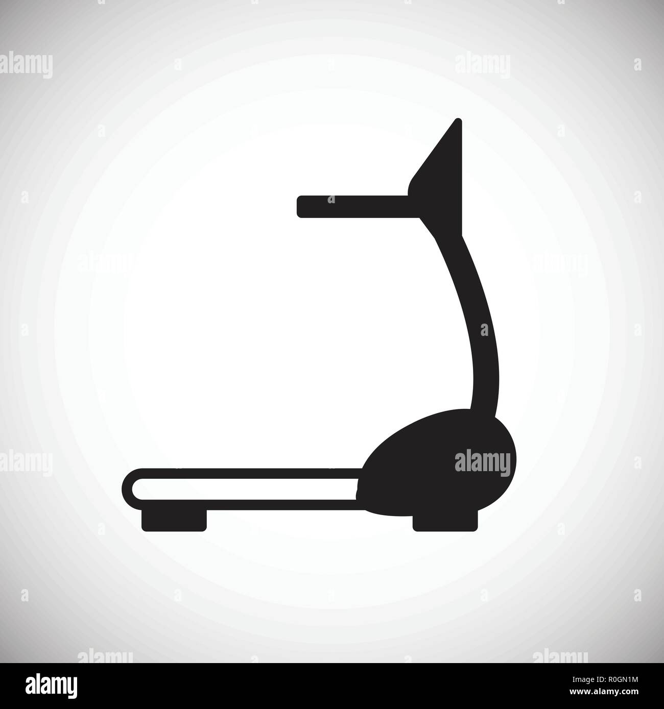 Treadmill on white background icon Stock Vector Image & Art - Alamy