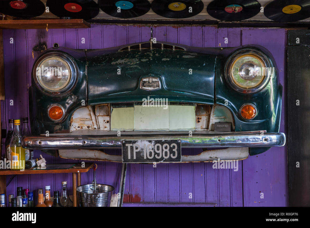 Historic station and buildings in the diamond town of Cullinan, South ...