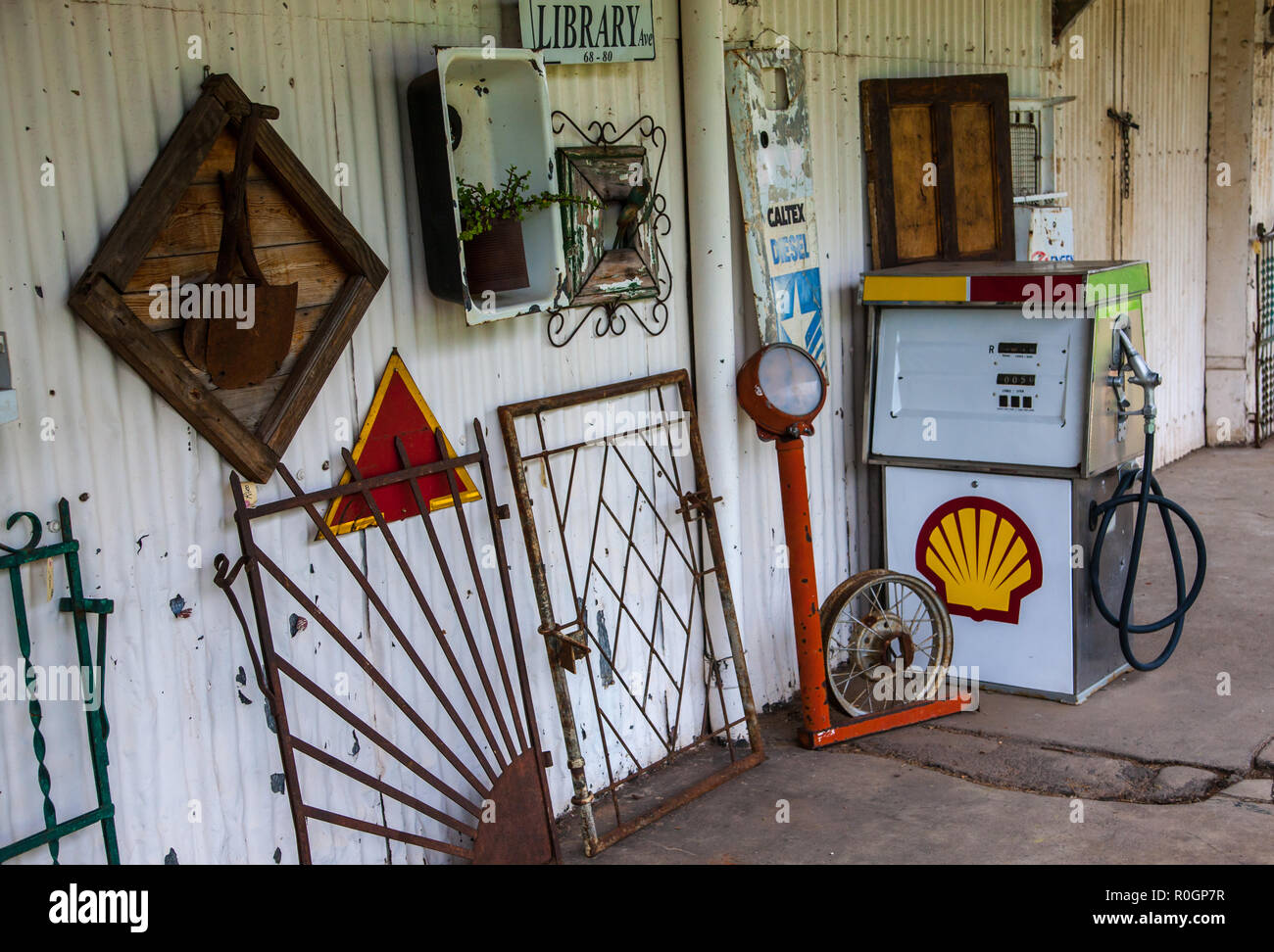 Historic station and buildings in the diamond town of Cullinan, South ...