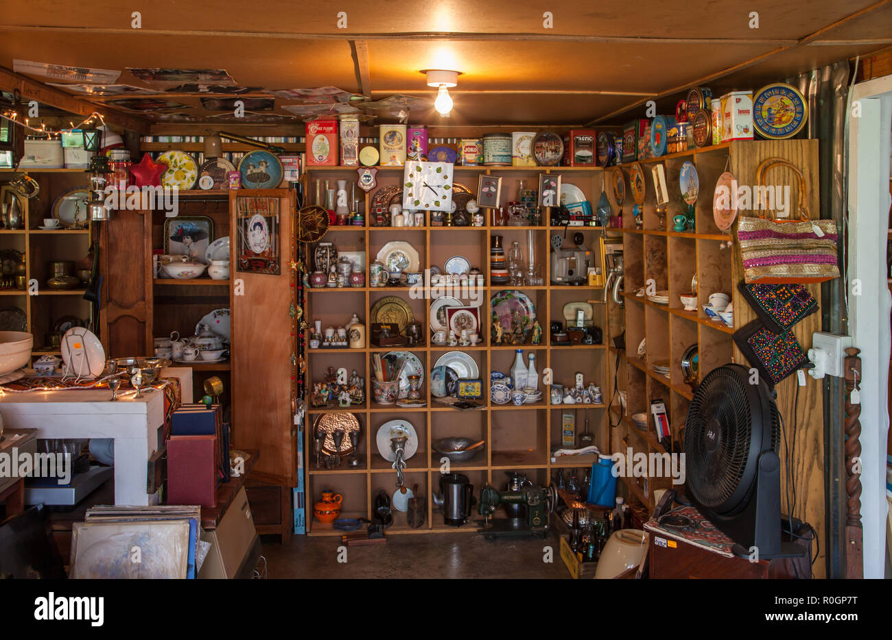 Historic station and buildings in the diamond town of Cullinan, South ...