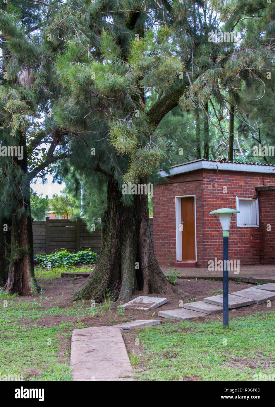 Historic station and buildings in the diamond town of Cullinan, South ...