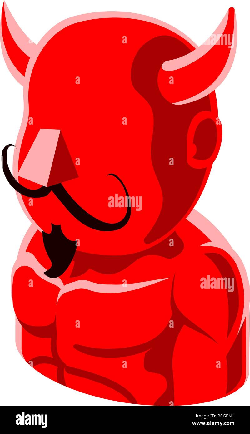 Devil Man Avatar People Icon Stock Vector Image & Art - Alamy