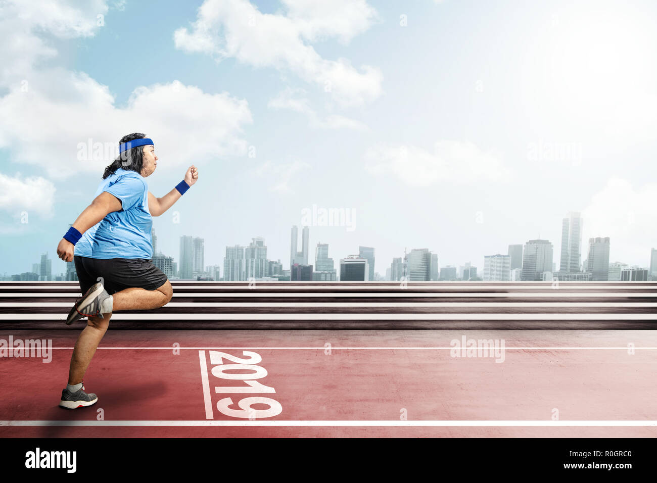 Fat Man Running Fat Man Running Hi Res Stock Photography And Images