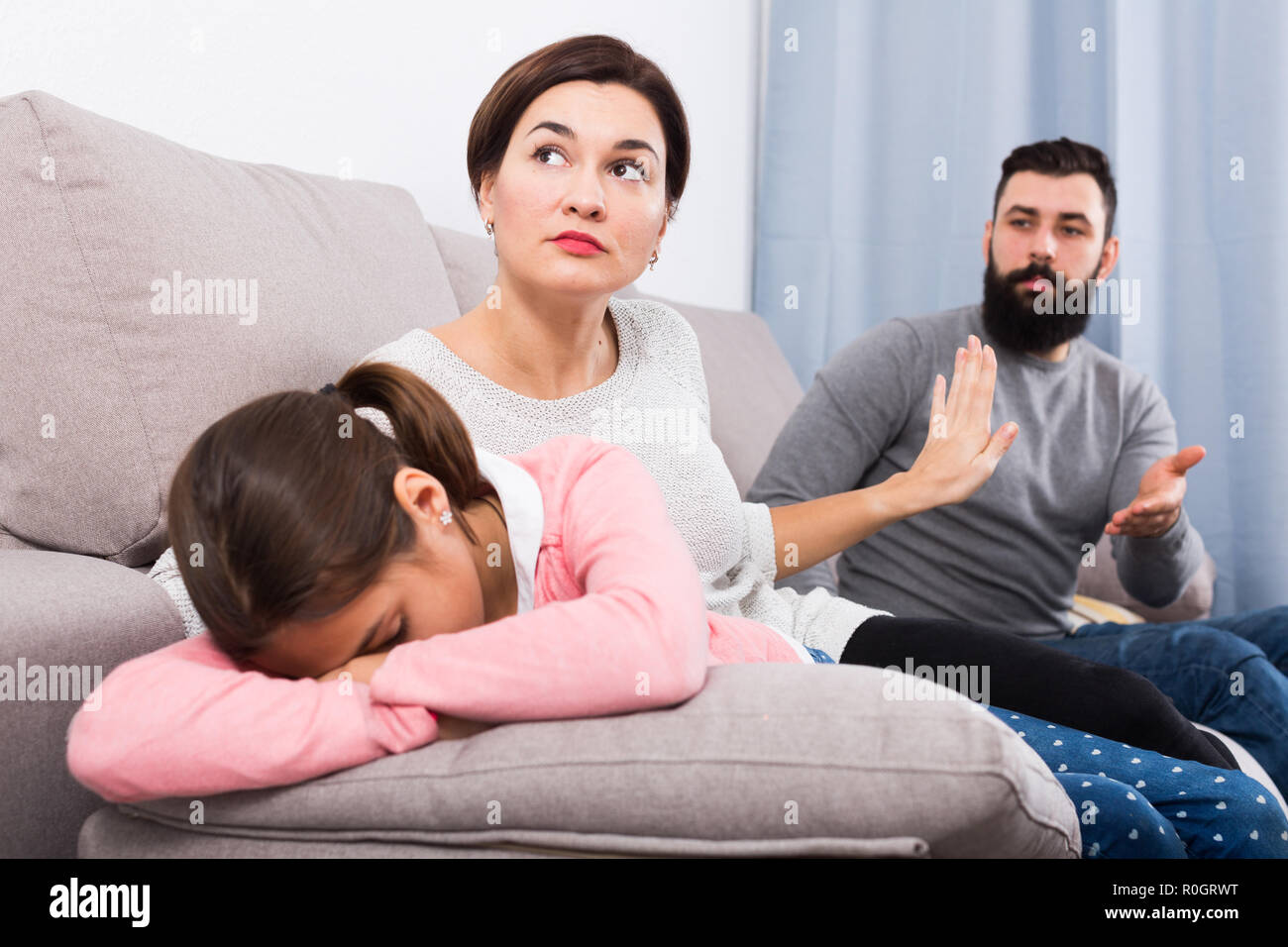 Adult Parent Telling Off Child High Resolution Stock Photography and ...