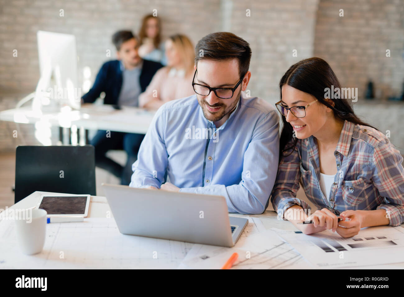 It employees working hi-res stock photography and images - Alamy