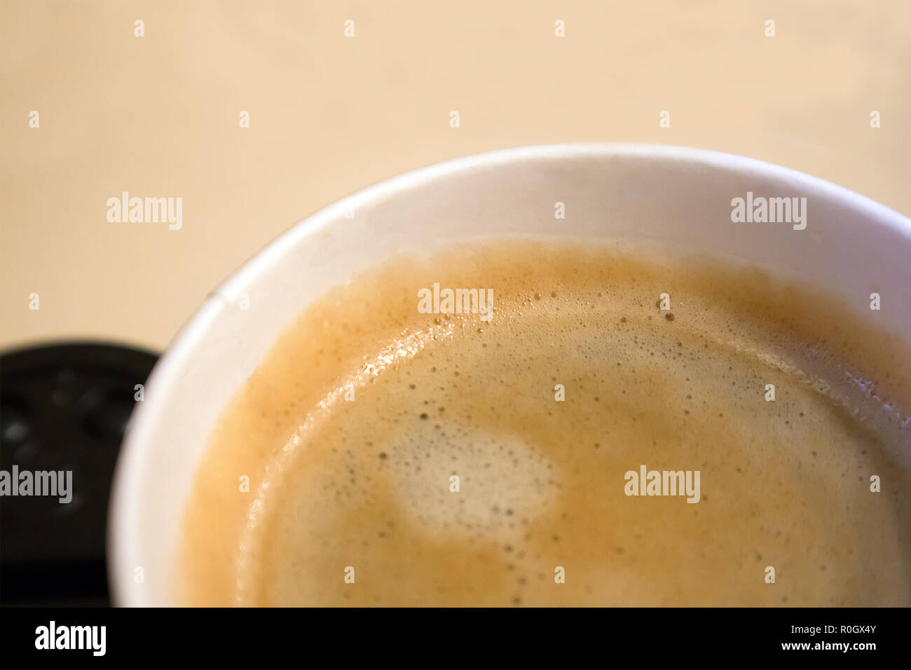 Hot coffee with foam hi-res stock photography and images - Alamy