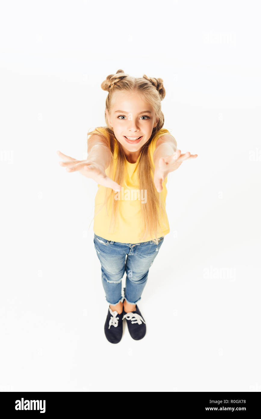 Child reaching hi-res stock photography and images - Alamy