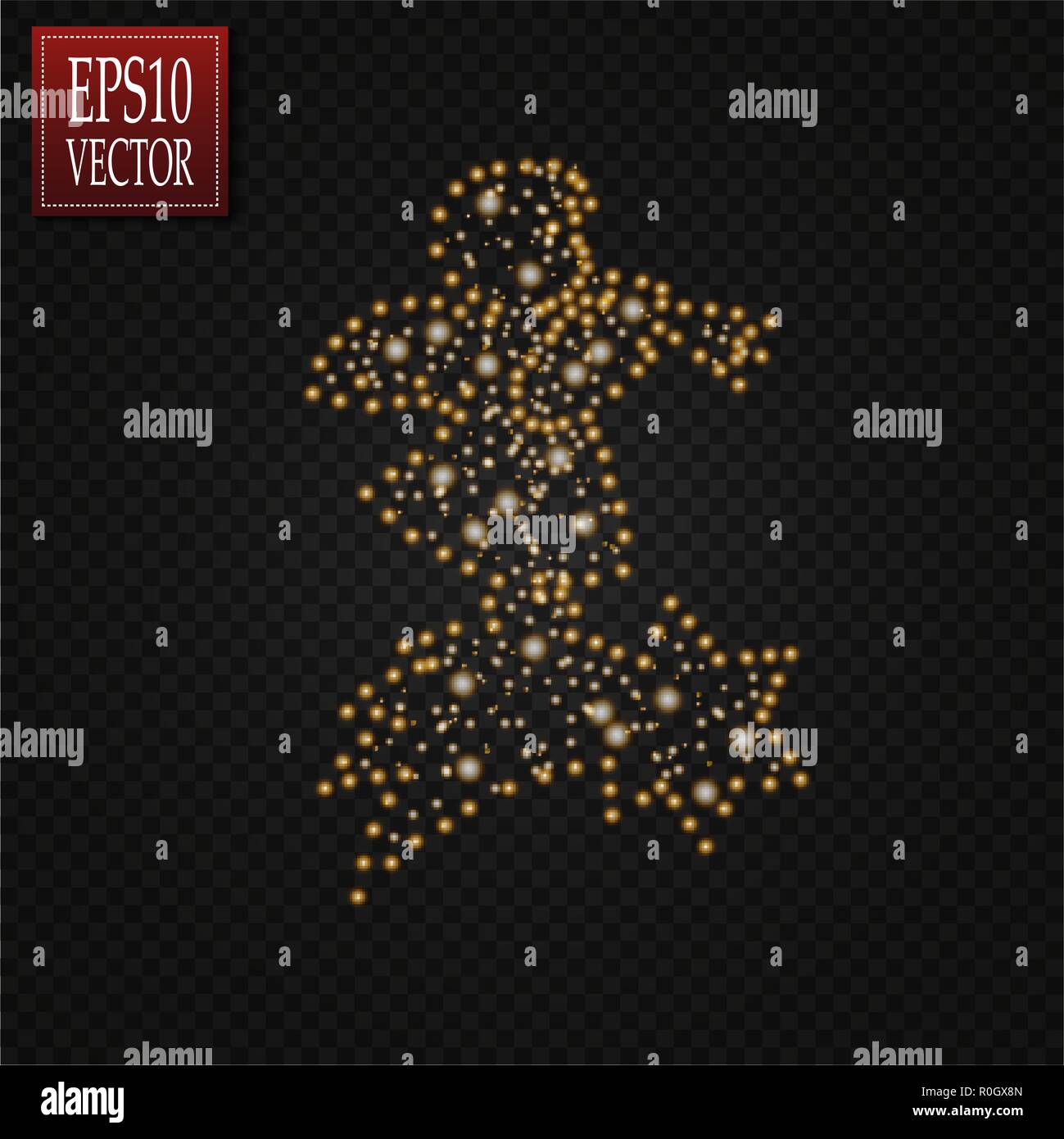 Glow light effect. Star burst with sparkles. A little angel Stock ...