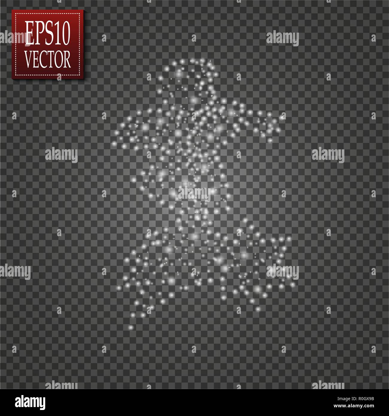 Glow light effect. Star burst with sparkles. A little angel Stock ...