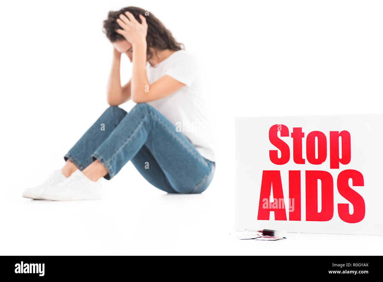 Hiv testing sign Cut Out Stock Images & Pictures - Alamy