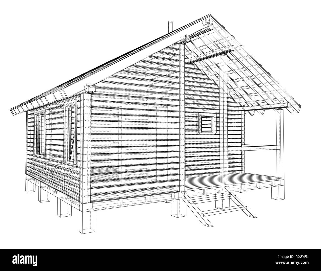 Floor plan elevation Stock Vector Images - Alamy