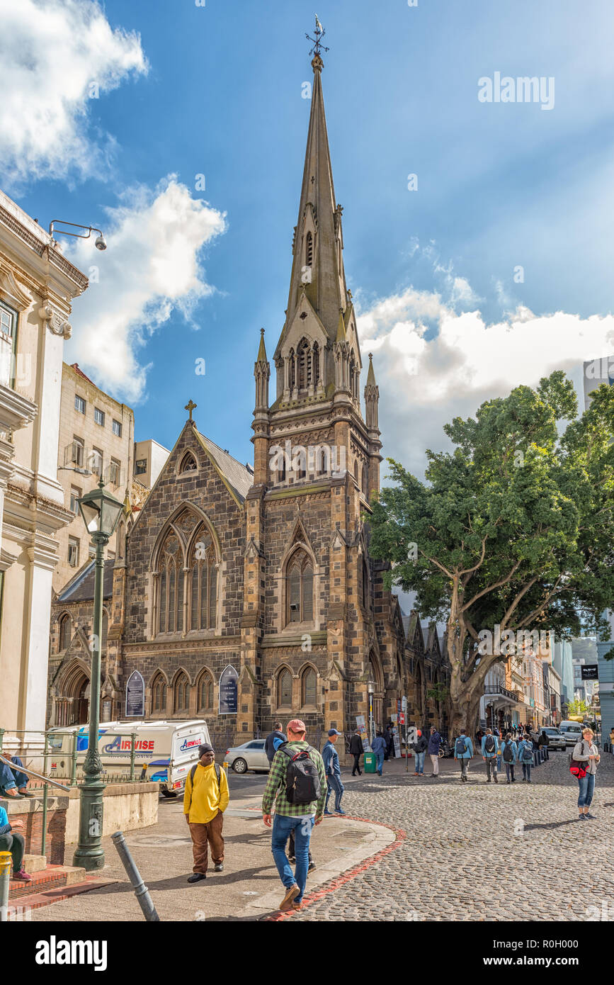 CAPE TOWN, SOUTH AFRICA, AUGUST 17, 2018: A view of Greenmarket Square ...