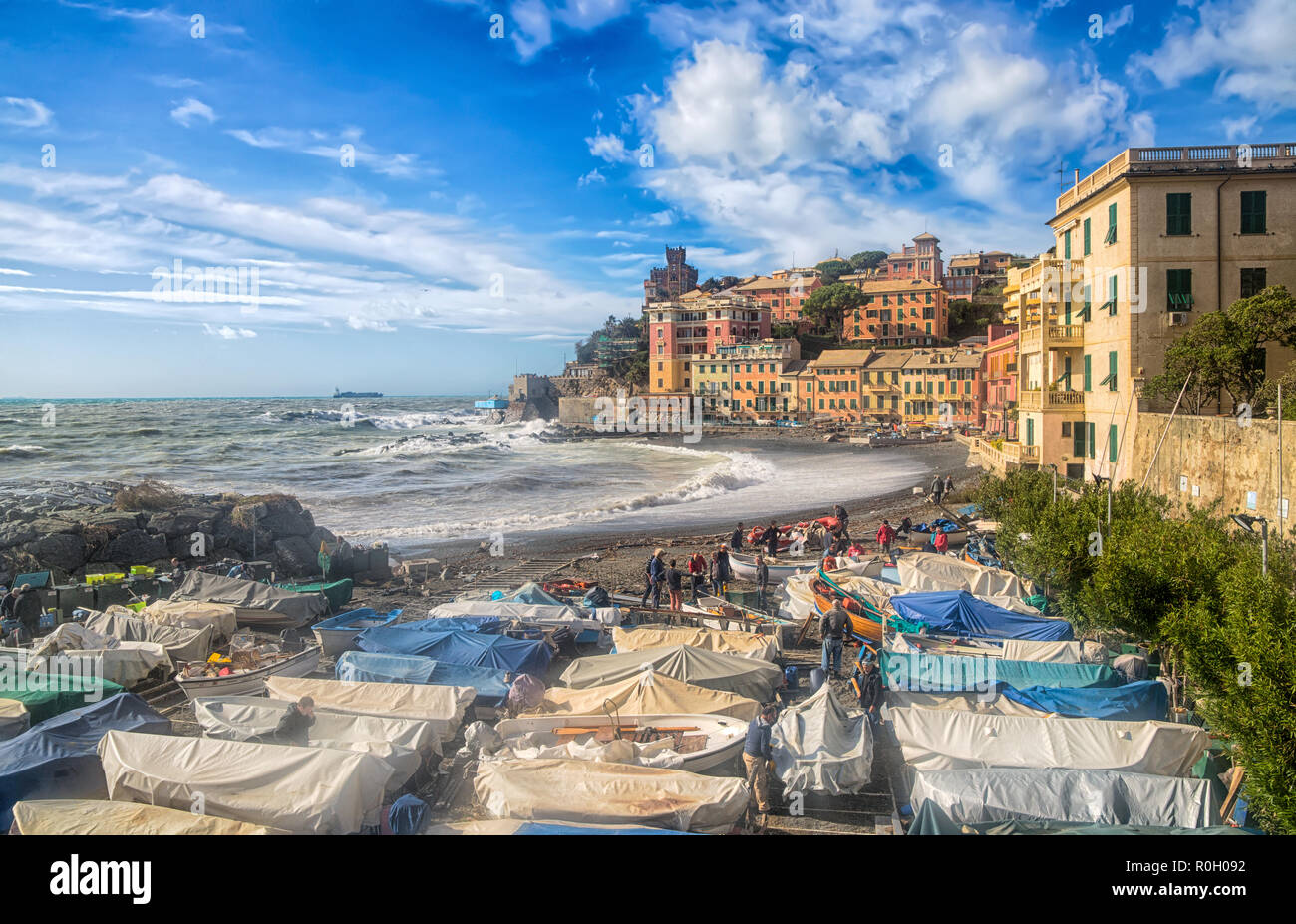 Genova sturla hi-res stock photography and images - Alamy