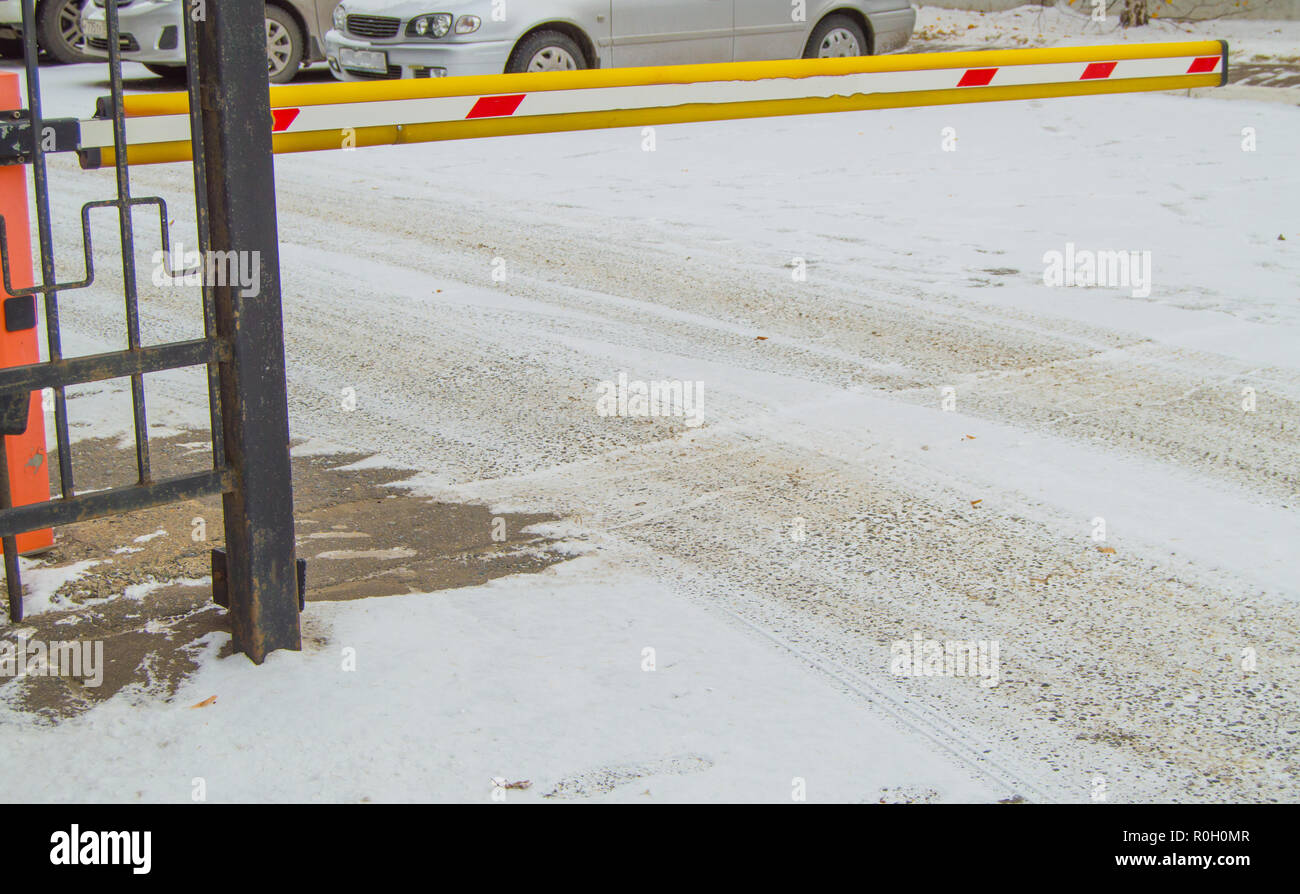 Protection of Parking places with automatic barrier for safety and ...