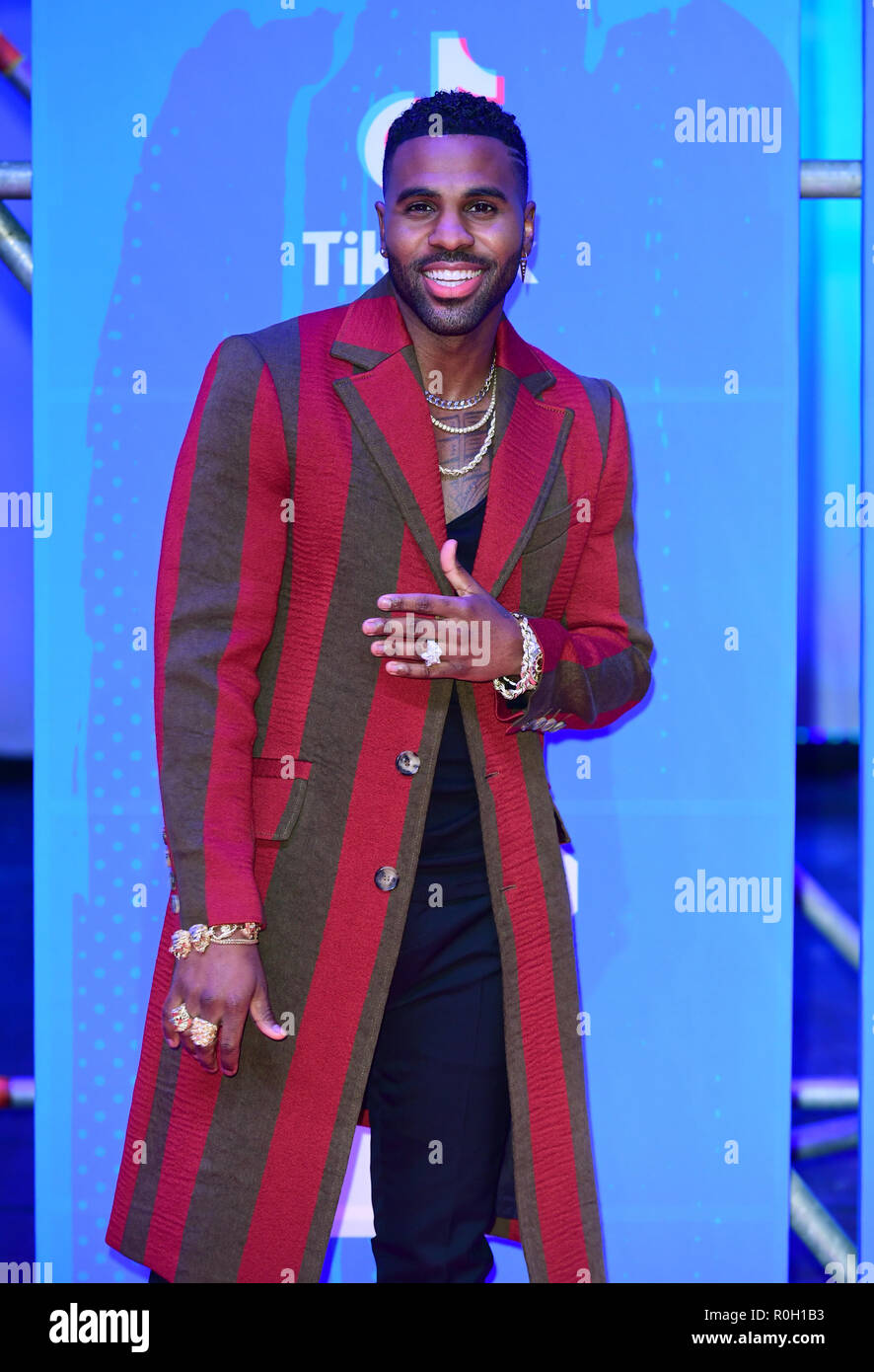 Jason Derulo attending the MTV Europe Music Awards 2018 held at the ...