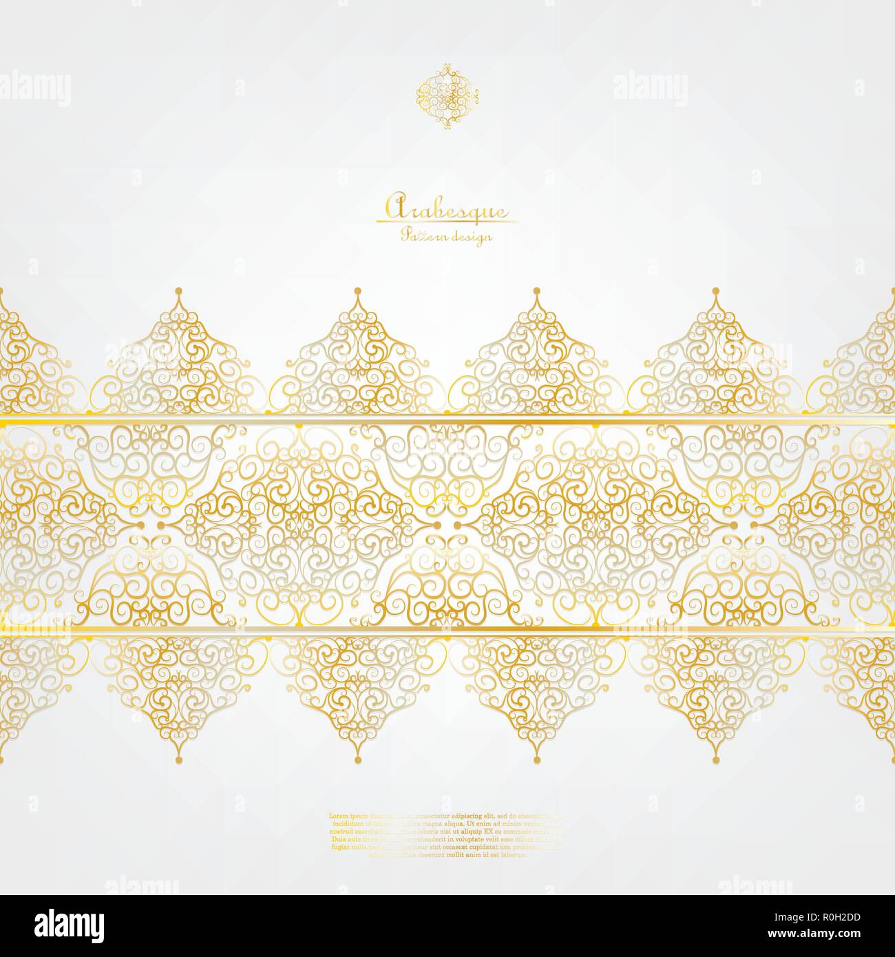 Elegant Gold Border Vector
