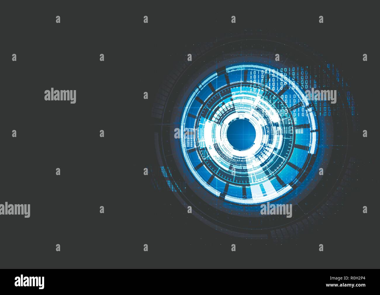 Technological intelligent interface connection system abstract background vector design Stock ...