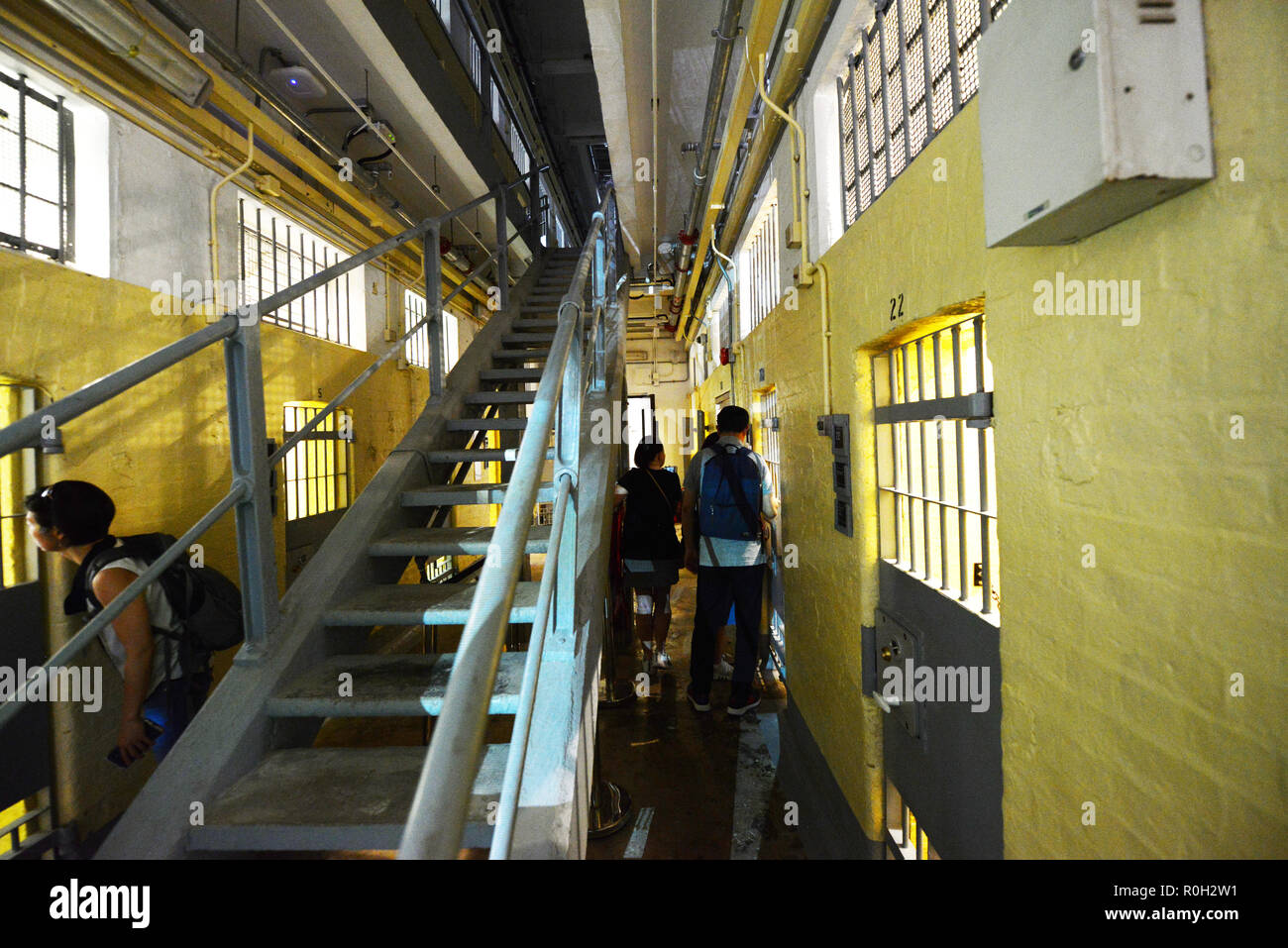 The restored former central Police station and the VIctoria Prison in ...