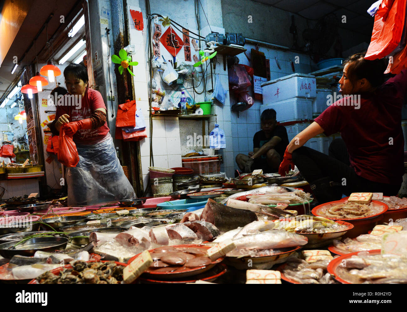 Hong kong fish markets hi-res stock photography and images - Alamy