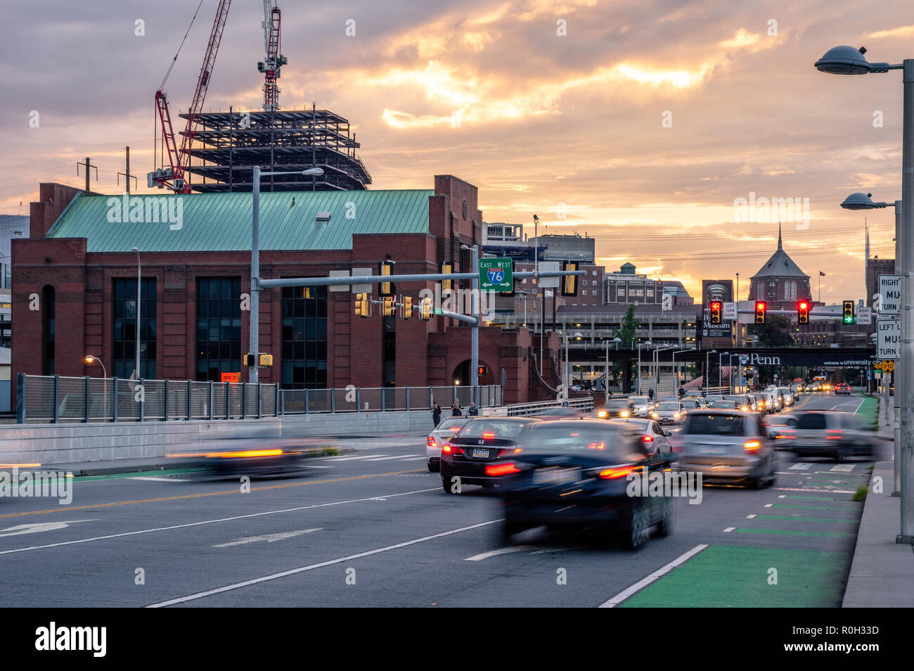 Philadelphia road signs hi-res stock photography and images - Alamy