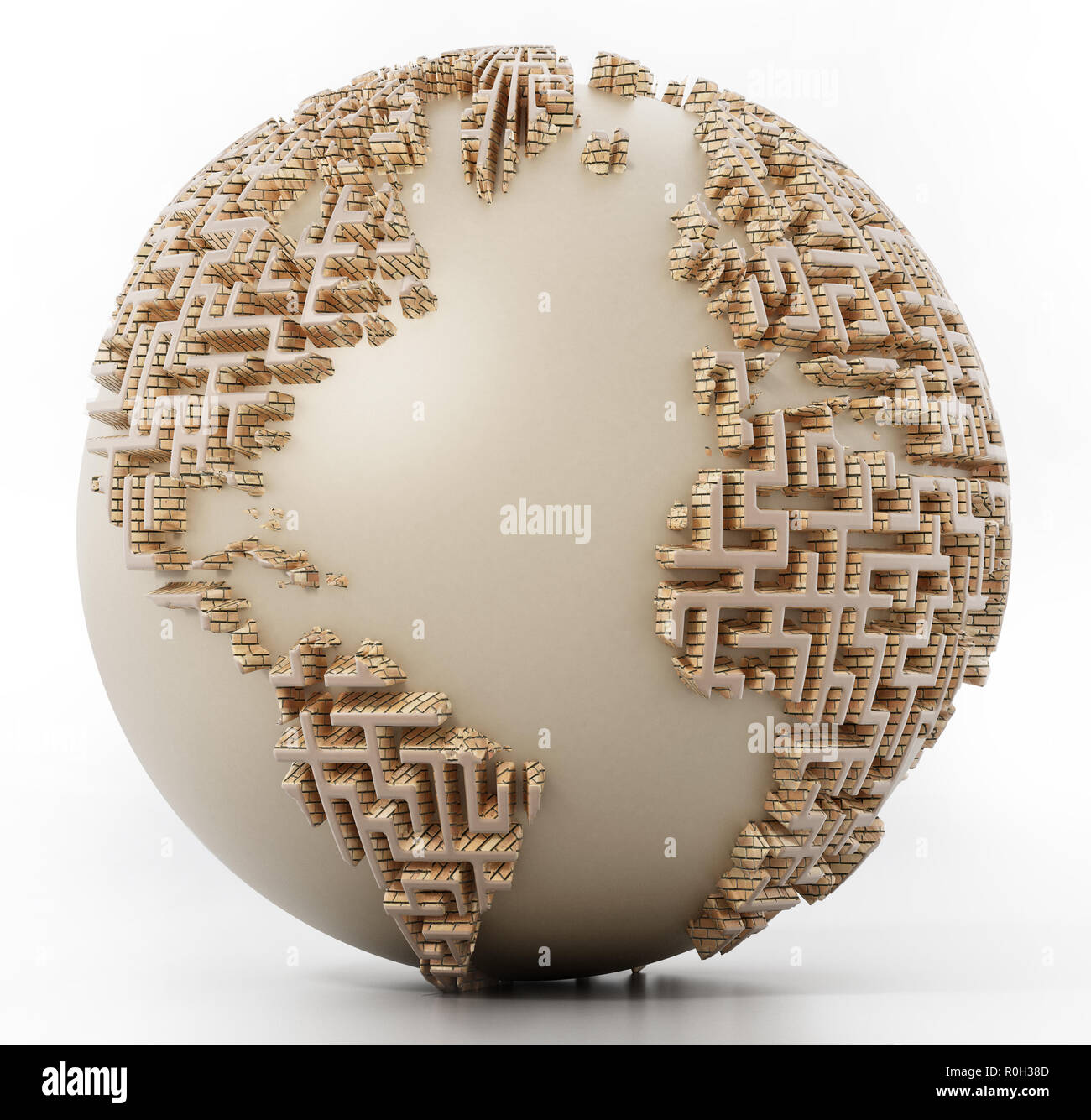 Asia map puzzle hi-res stock photography and images - Alamy