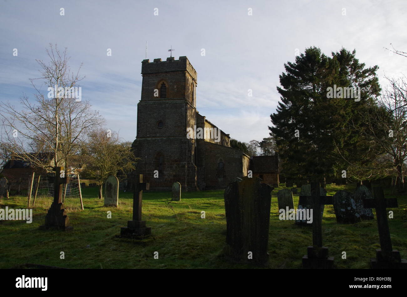 St Mary the Virgin church. Moreton Pinkney. The Macmillan Way. Long ...