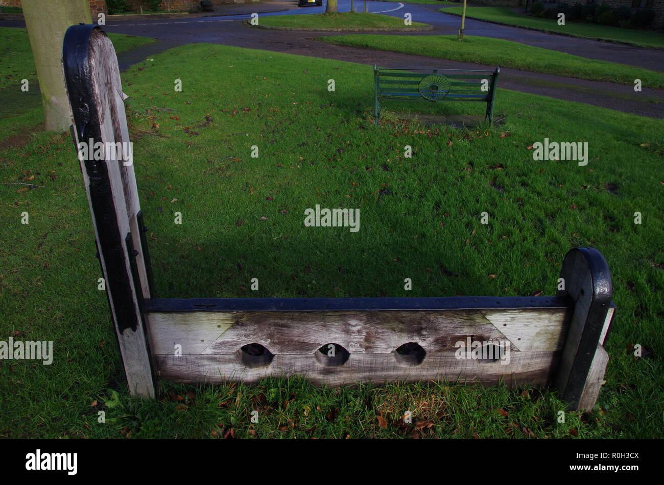 Eydon stocks.Statute of Labourers 1351. The Macmillan Way. Long ...