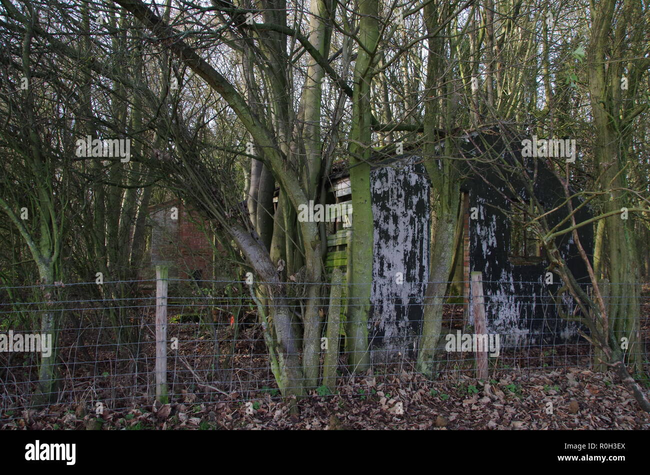 RAF Chipping Warden abandoned remains. The Macmillan Way. Long-distance ...