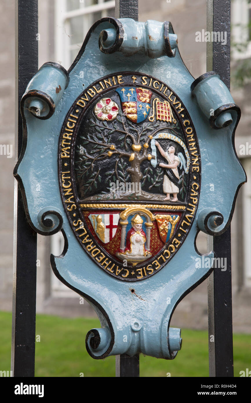 St Patricks Cathedral Symbol, Dublin, Ireland Stock Photo - Alamy