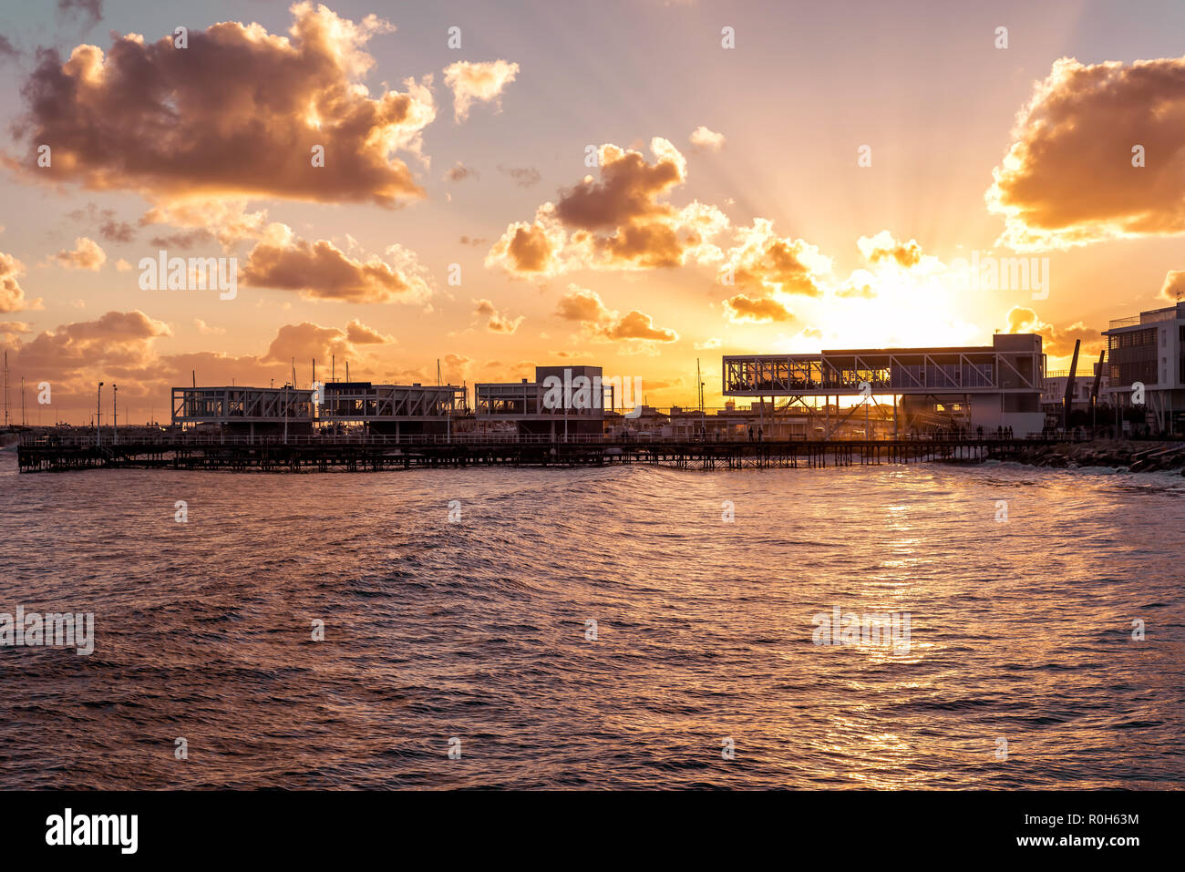 Cyprus sunset marina hi-res stock photography and images - Alamy