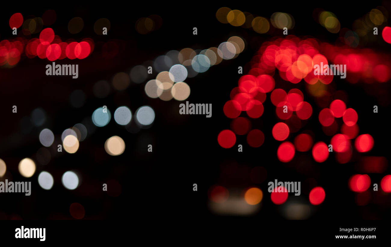 Round car lights soft focus Stock Photo - Alamy