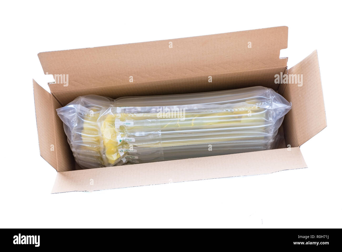 translucent air packaging, protection of goods, plastic packaging Stock ...