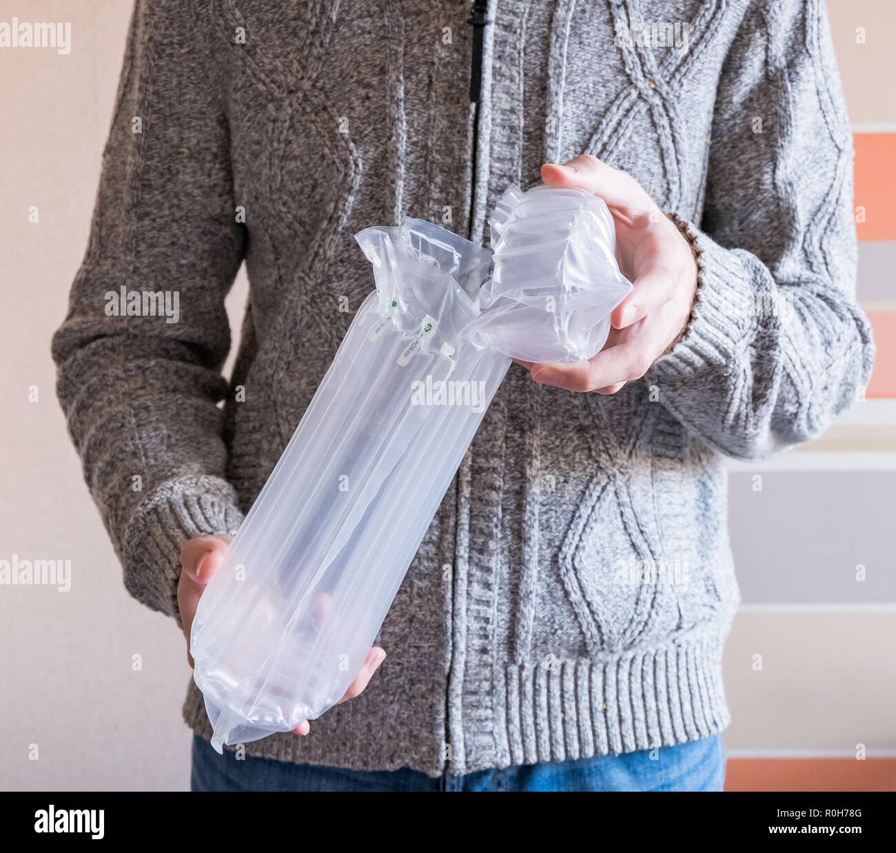 Plastic translucent air packaging hi-res stock photography and images ...