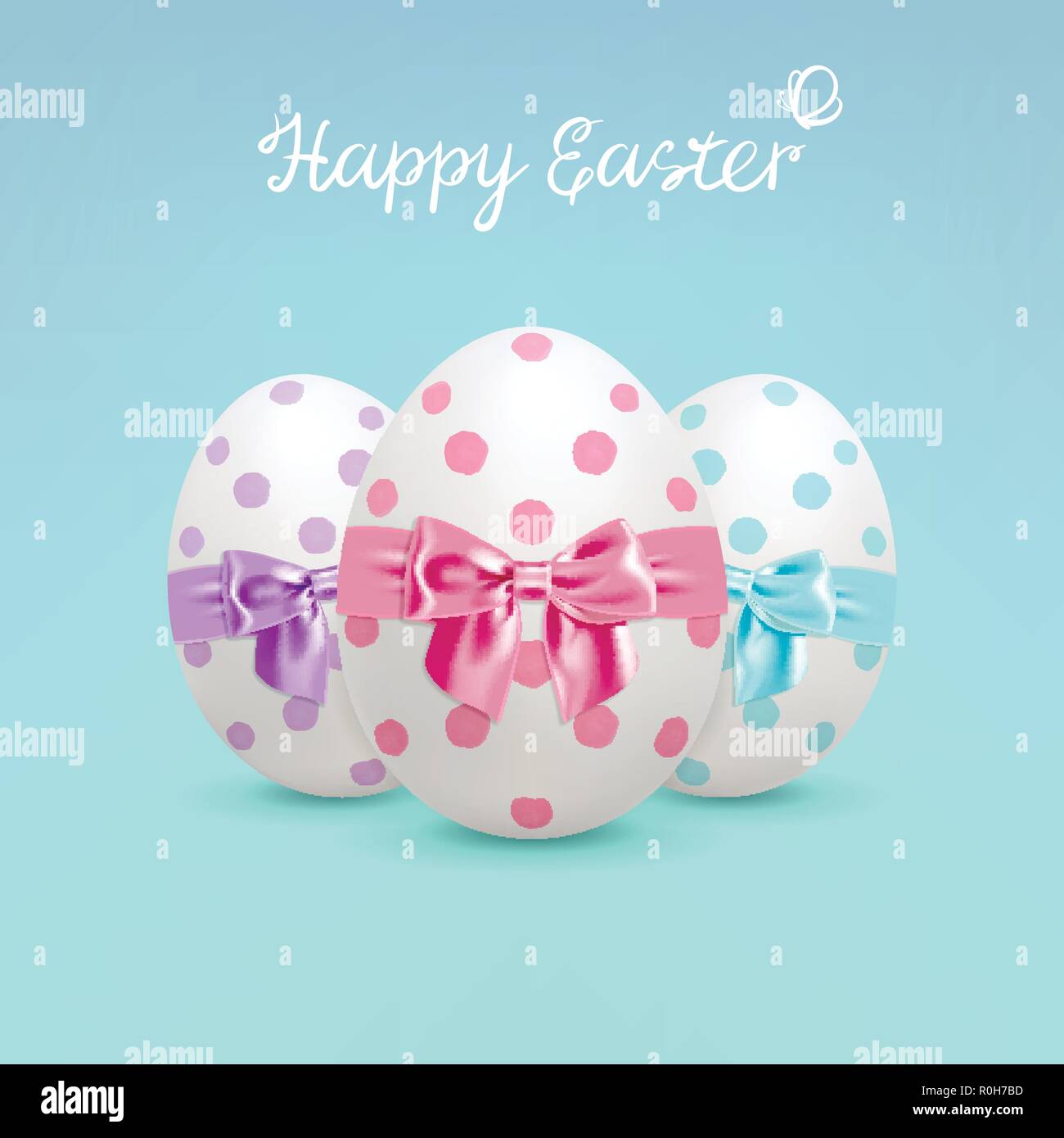 Decorated eggs symbols easter Stock Vector Images - Alamy