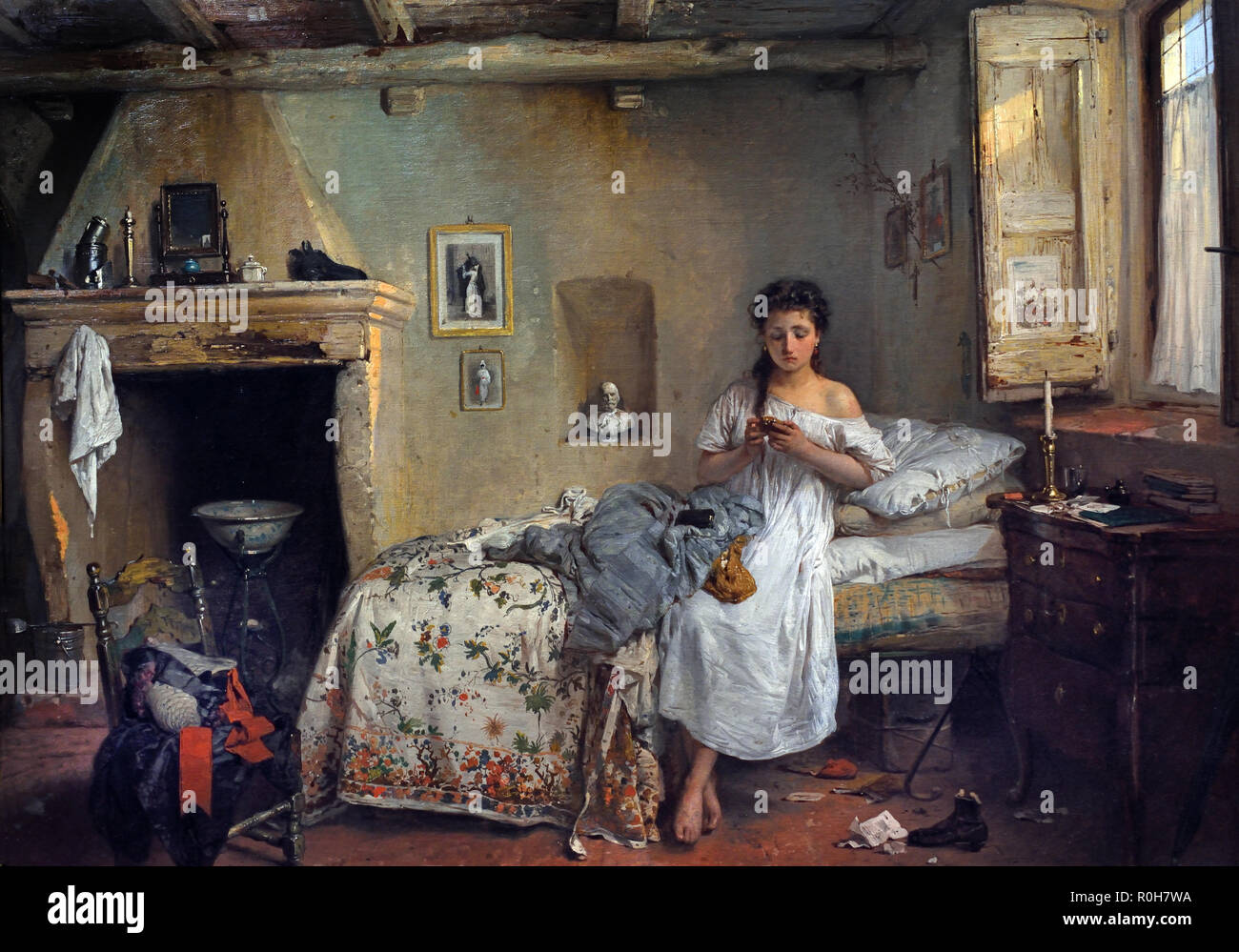 Sad presentiment 1862 by Girolamo Induno, 19th Century, Italy, Italian ...